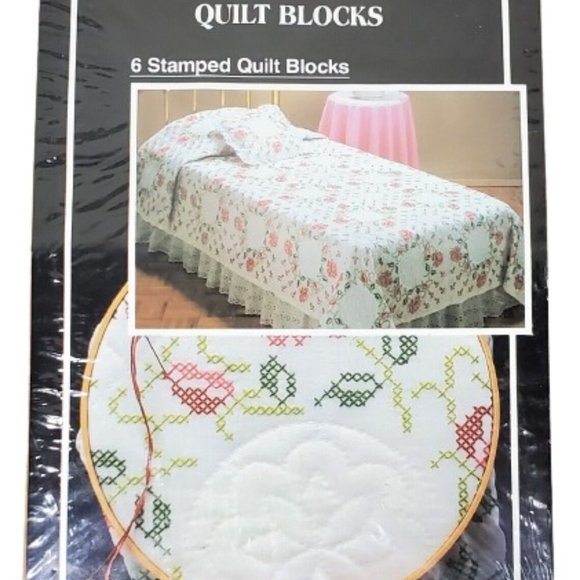 Wonderart | Art | Wonderart 6 Piece Stamped Quilt Blocks Art 981 ...